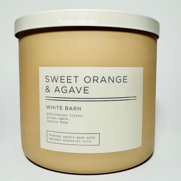 Bath & Body Works | Accents | Sweet Orange Agave 3 Wick Candle | Poshmark